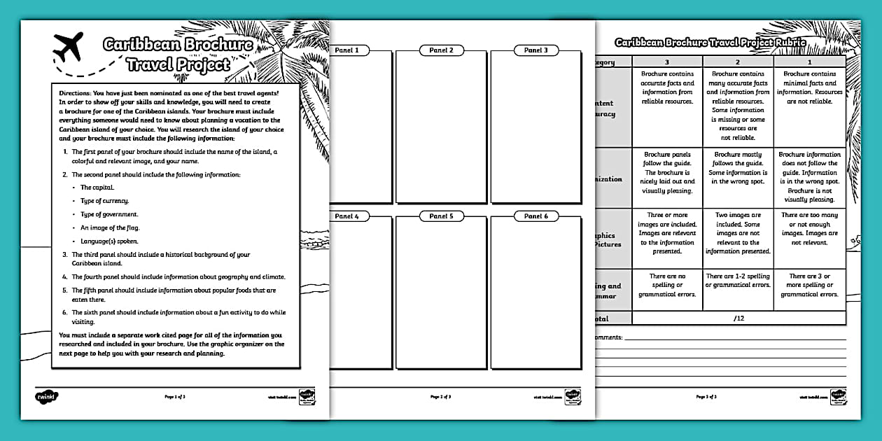 Caribbean Travel Research Project | Resources | Twinkl USA