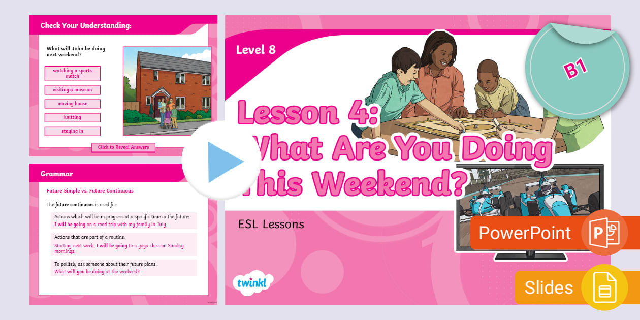 ESL Curriculum Level 8, Lesson 4 (Hecho por educadores)