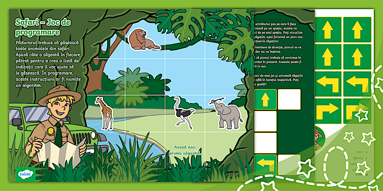Safari – Joc de programare offline pentru copii - Twinkl