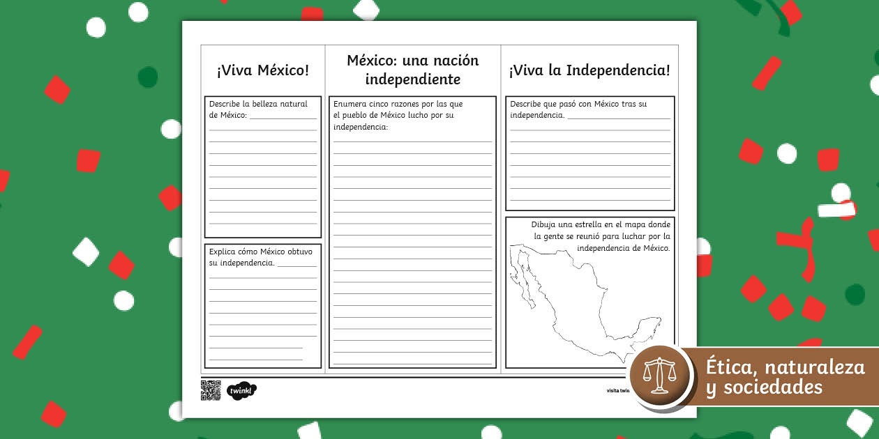 Hoja de actividad: Independencia de México