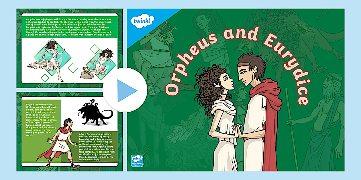 Orpheus and Eurydice Story PowerPoint KS2 Greek Myth |Twinkl