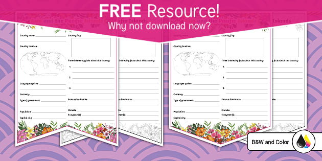 FREE! - Asia and Pacific Islands Research Activity | Twinkl USA
