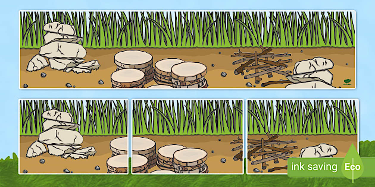 Minibeasts Small World Background (Detailed Version)