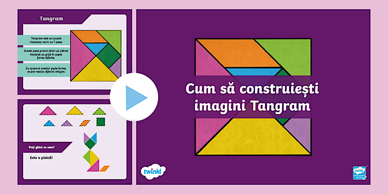 Cum să construiești imagini Tangram – Prezentare PowerPoint