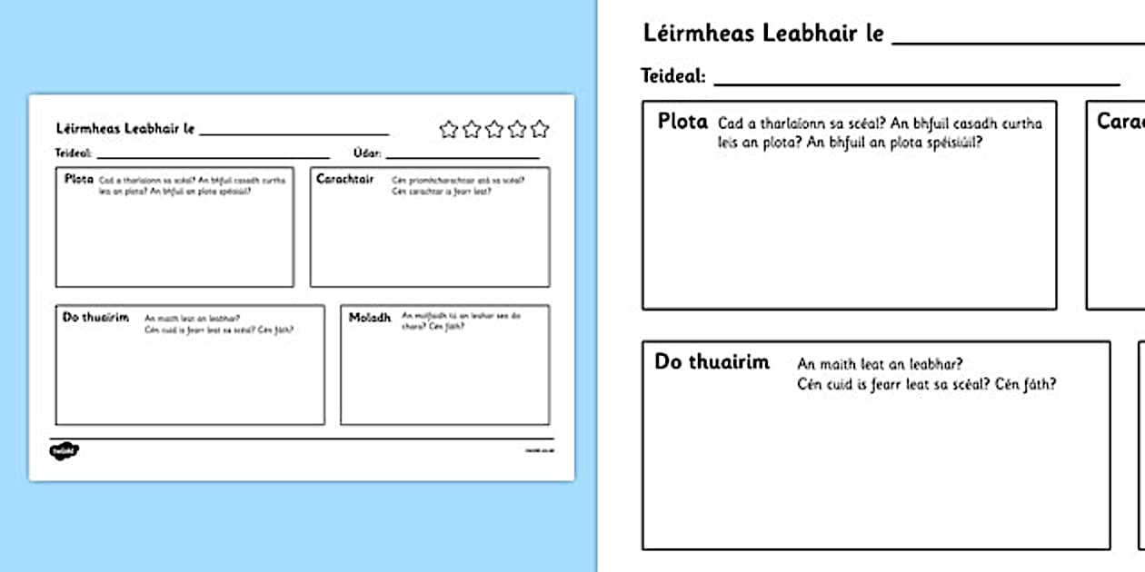 Léirmheas Leabhair le - Twinkl