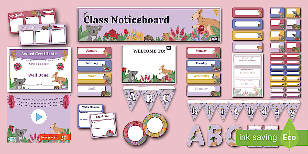 Australian Flora and Fauna Classroom Display Pack - Twinkl
