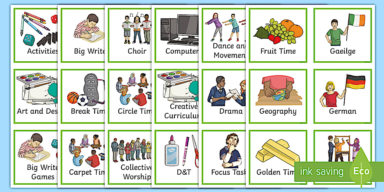 Visual Timetable (teacher made) - Twinkl