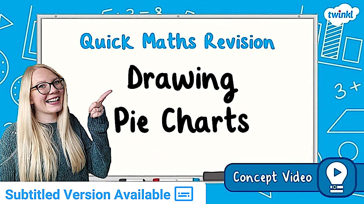 👉 Drawing Pie Charts | KS2 Maths Concept Video