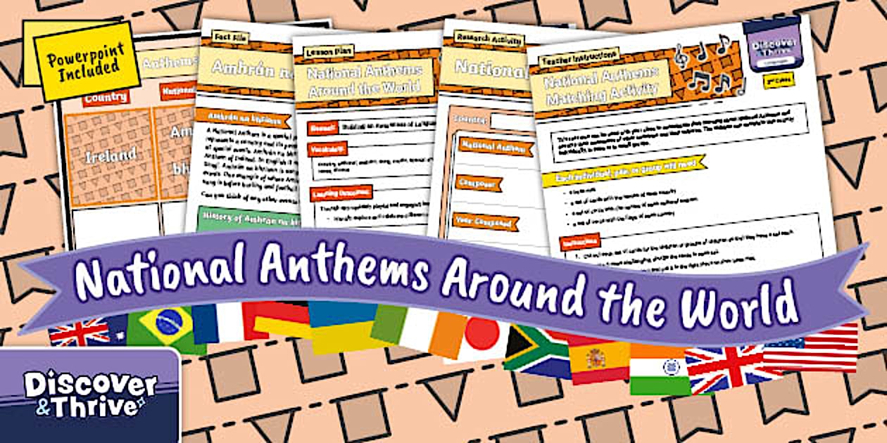 National Anthems Resource Pack