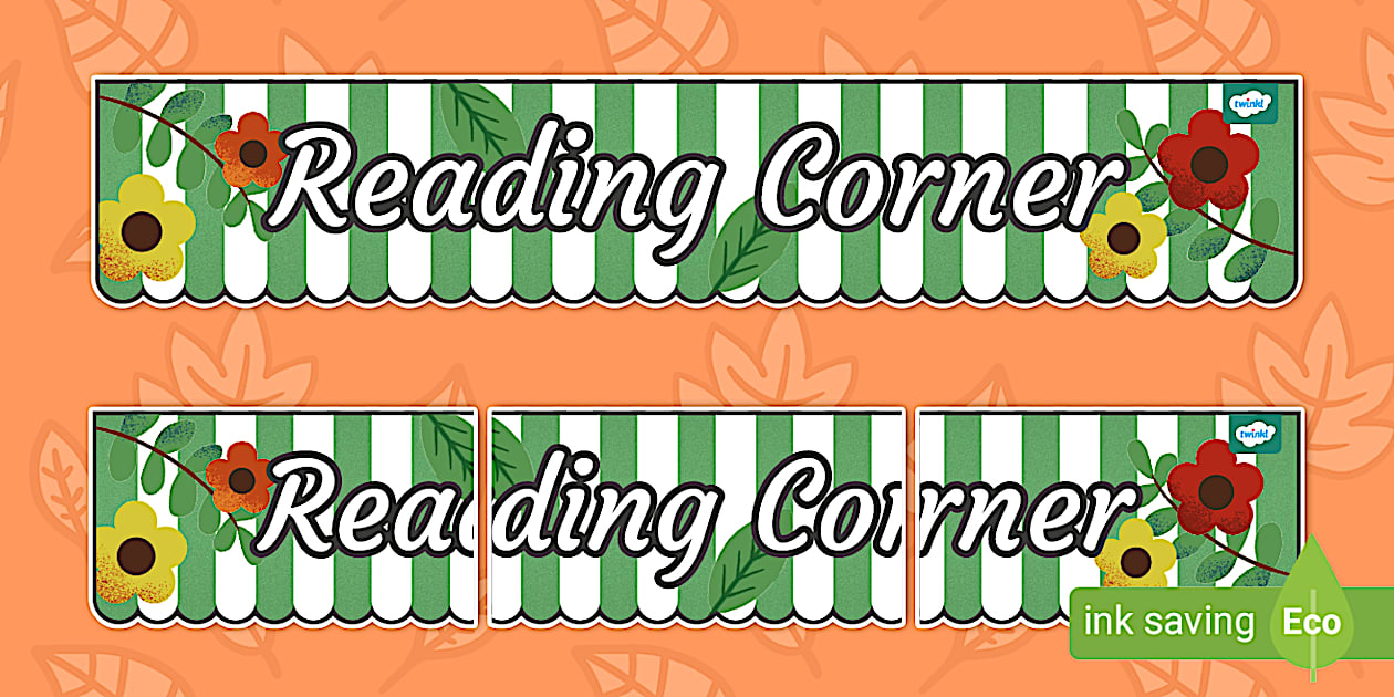 Autumn Market-Themed Reading Corner Display Banner - Twinkl