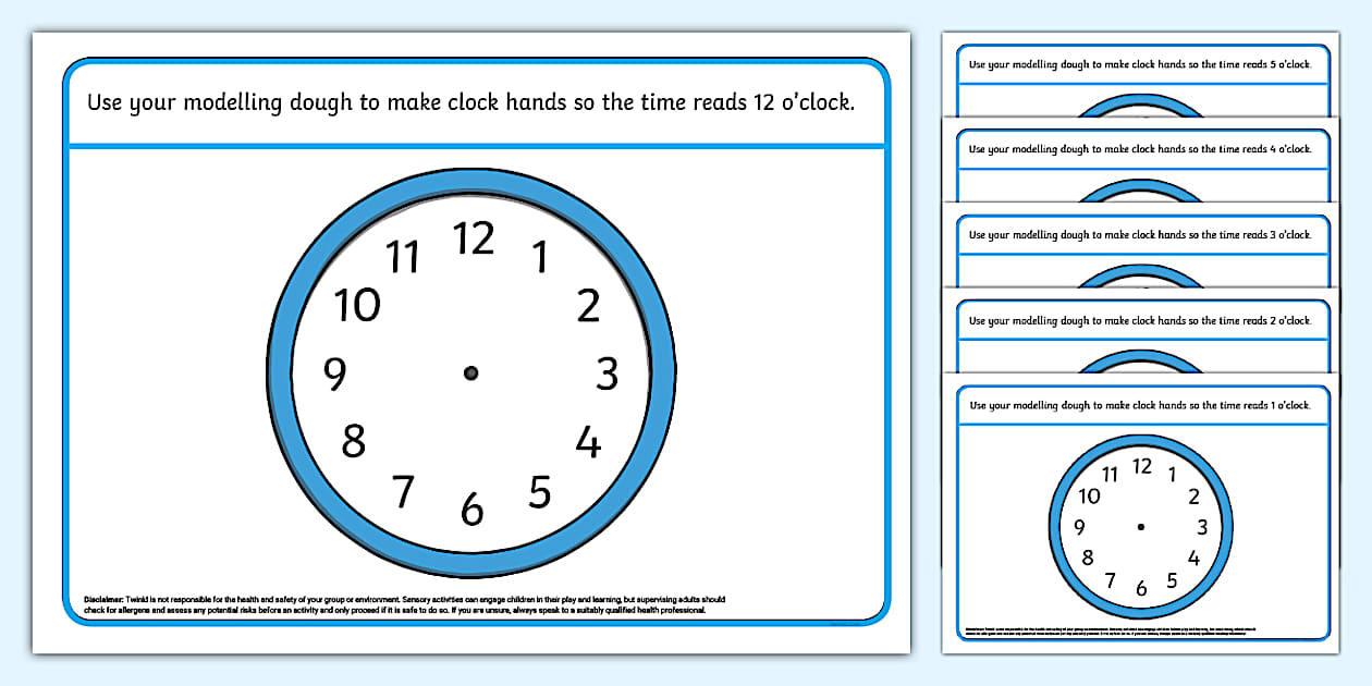 Editable Modelling Dough Time Mat (teacher made) - Twinkl