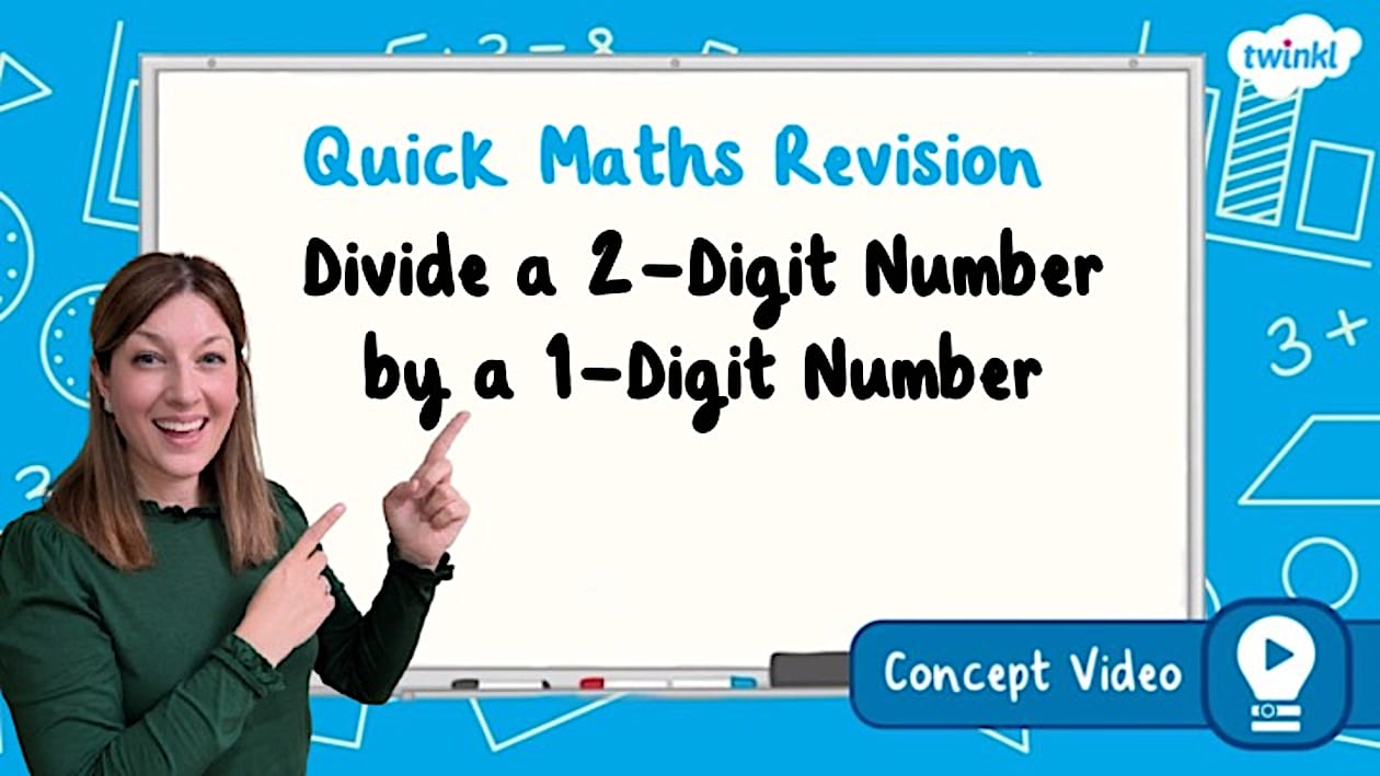 👉 Divide a 2-digit number by a 1-digit number | KS2 Maths Concept Video