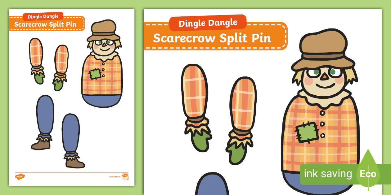 Split-Pin Scarecrow Art Activity | EYFS/KS1 | Twinkl