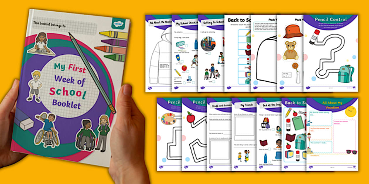 My First Week of School - Activity Book (teacher made)