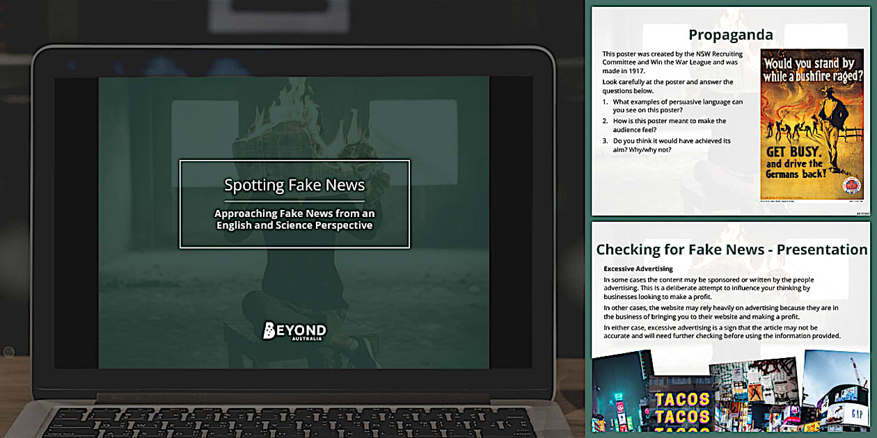 Spotting Fake News Presentation (l'enseignant a fait)