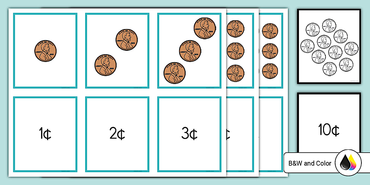 Penny Matching Cards | Twinkl USA Resources (Teacher-Made)