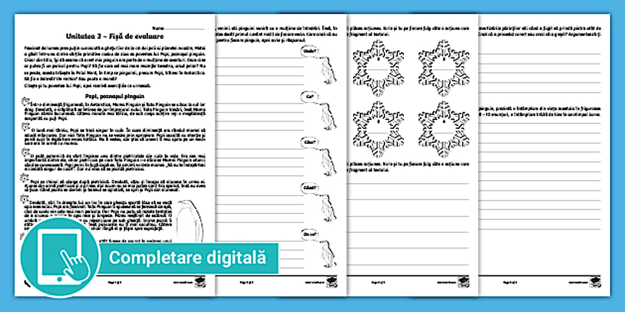 Evaluare 4 Din lumea reală în lumea textului LLR cls a III-a
