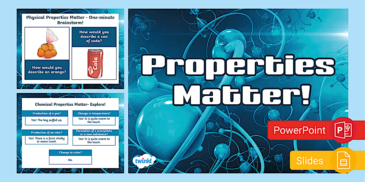 Properties Matter! PowerPoint & Google Slides for 6th-8th Grade