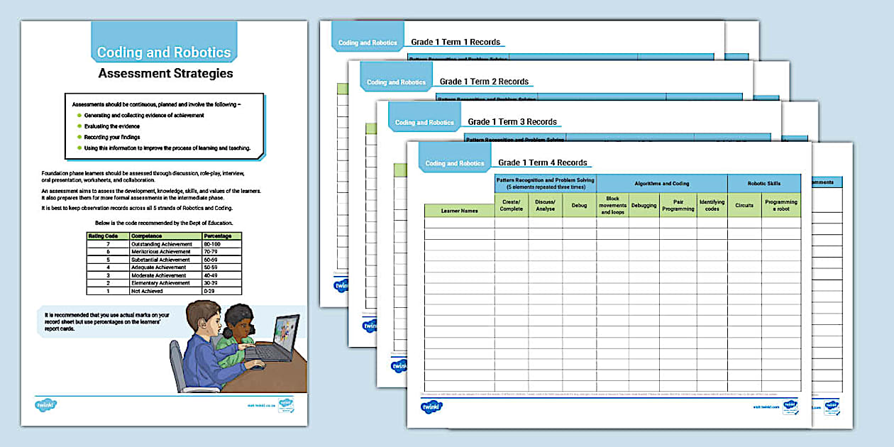 Grade 1 Assessment Strategy and Teacher Records - Twinkl