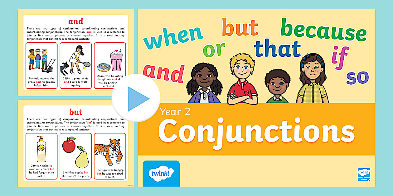 What is a Conjunction PowerPoint | Twinkl (teacher made)