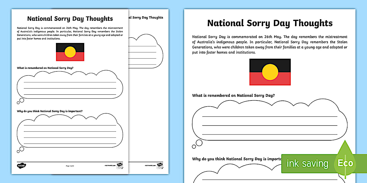 National Sorry Day Discussion Activity | Primary Resources