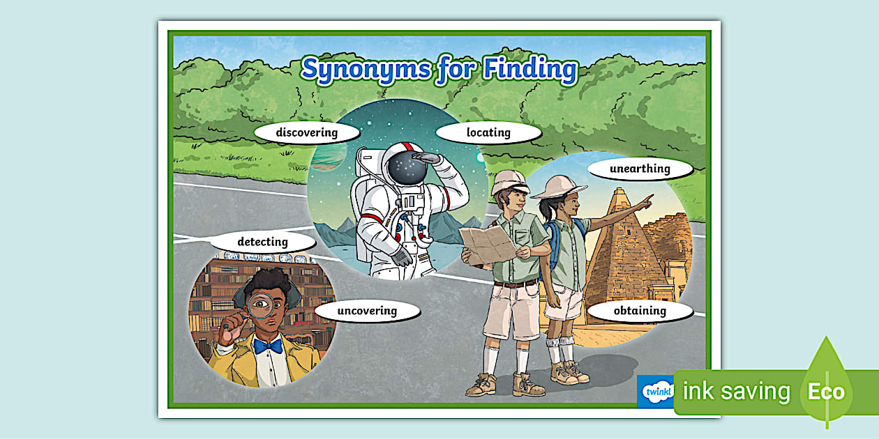 Other Words for Finding Word Mat (teacher made) - Twinkl