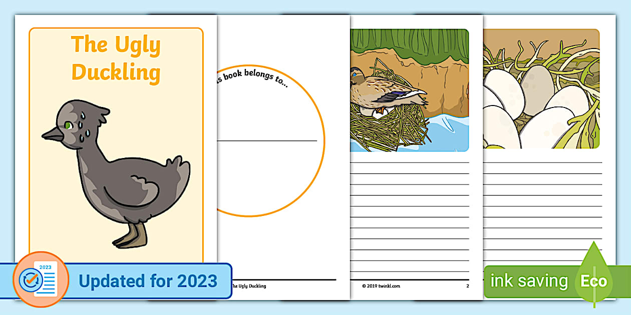 The Ugly Duckling Book | Ugly Ducking Story Writing Booklet