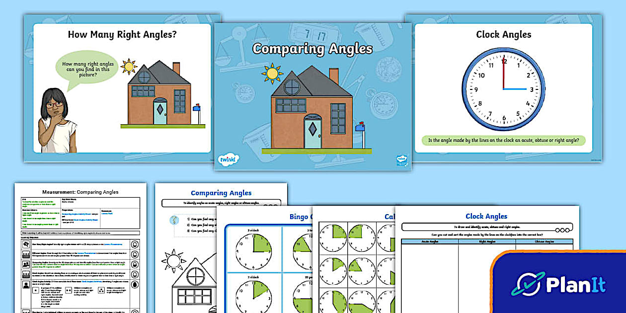 Year 3 Measurement: Identifying Right Angles Lesson 1