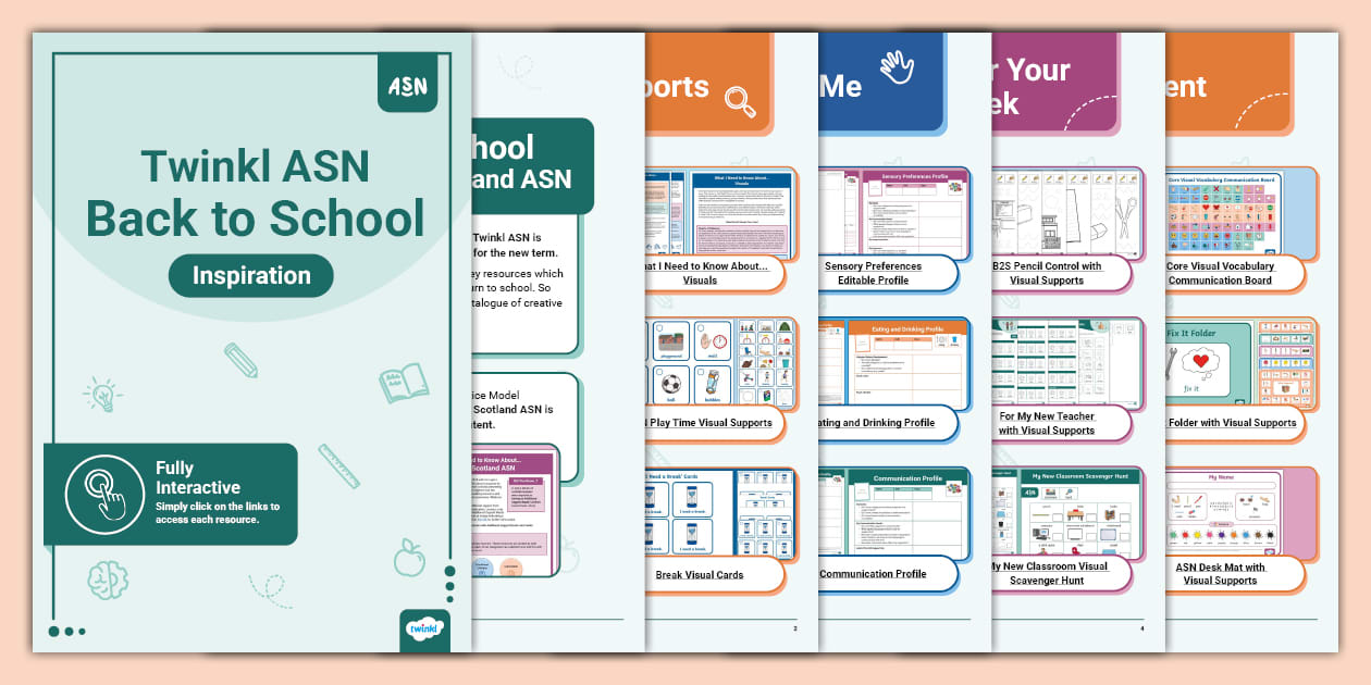 FREE ASN Back to School Support (teacher made) - Twinkl