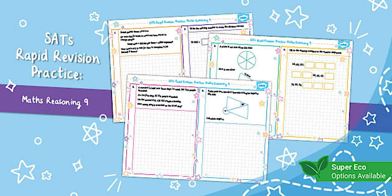 Year 6 Maths SATs Rapid Revision – Maths Reasoning 9