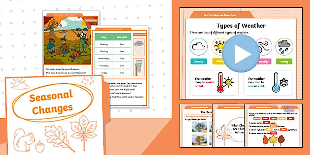 Step into Science: Y1: Autumn: Seasonal Changes: Steps 1-2