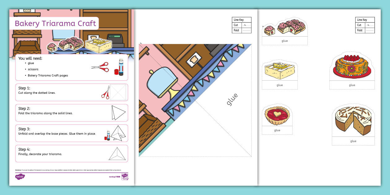 Bakery Triarama Craft - Twinkl Craft Resources - Twinkl