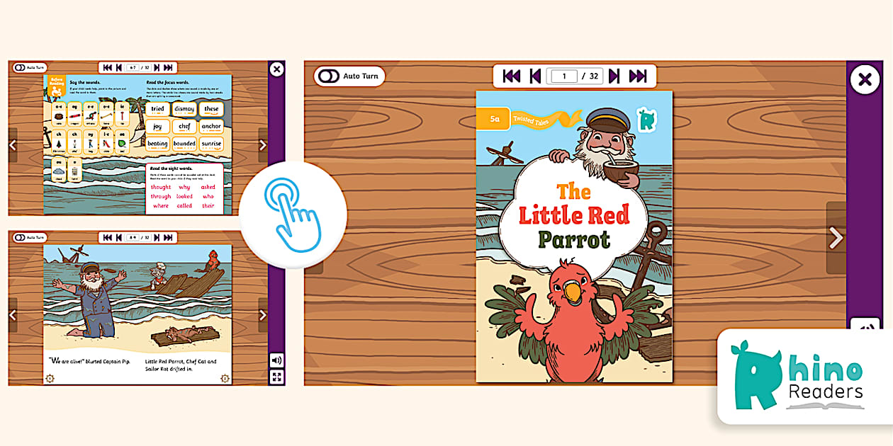 Level 5a Decodable Readers: The Little Red Parrot - Twinkl