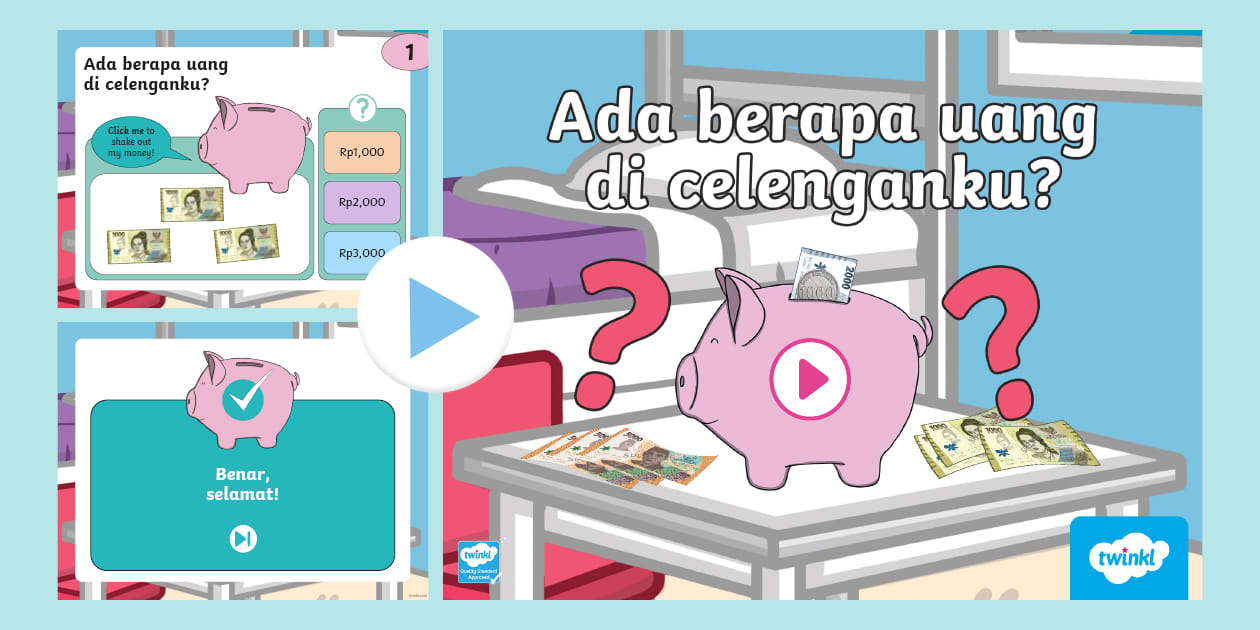 How Much Indonesian Money Is in My Piggy Bank? PowerPoint