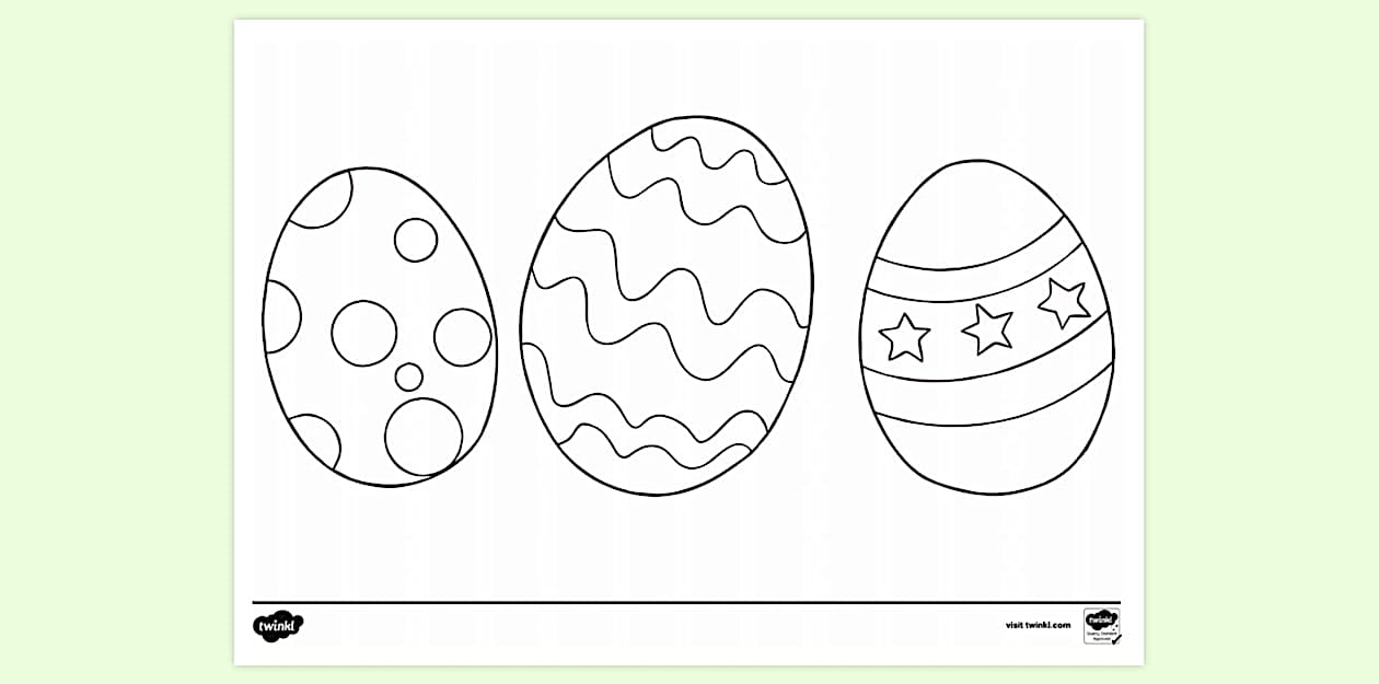 Easter Cut Out Colouring Page | Colouring Sheets - Twinkl