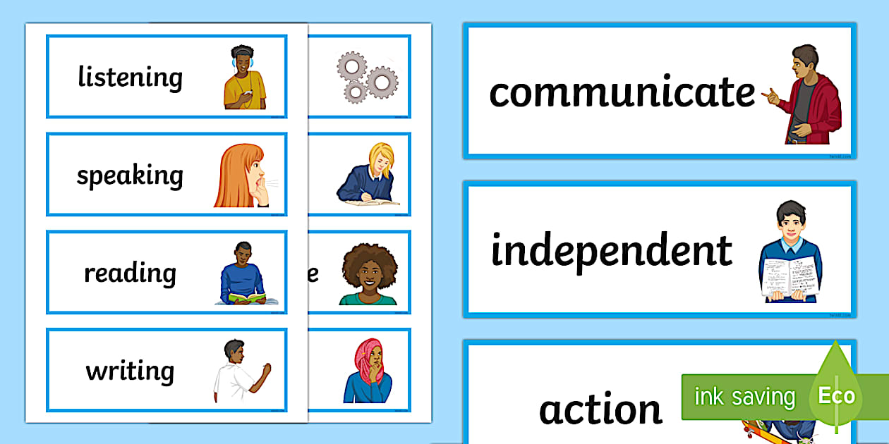 Skills Word Cards