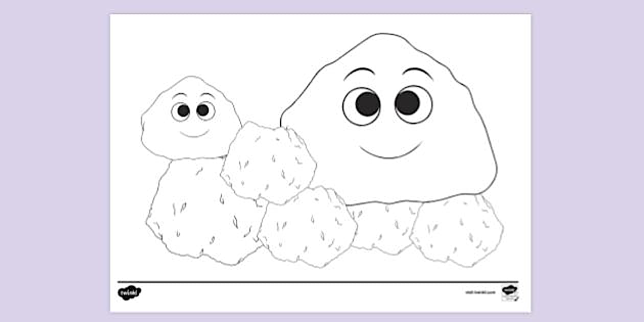 Rocks Colouring | Colouring Sheets (teacher made) - Twinkl