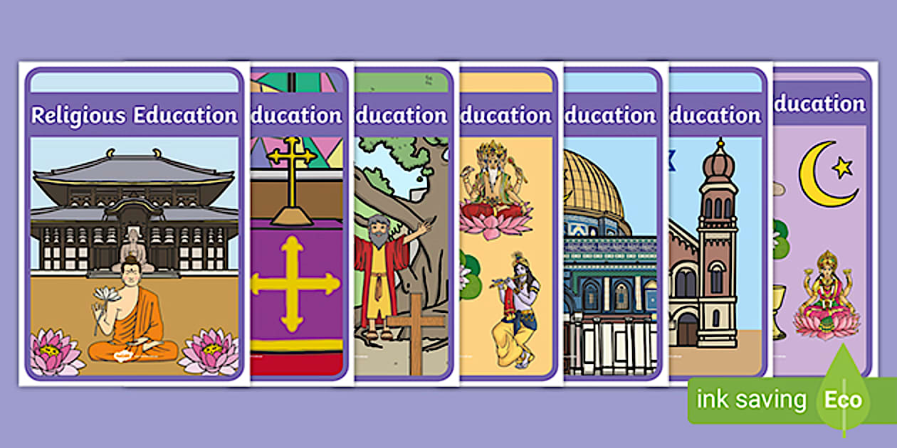 Religious Education Book Covers (teacher made) - Twinkl