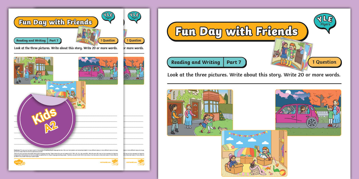Twinkl ESL YLE Flyers Part 7 Fun Day with Friends - Twinkl