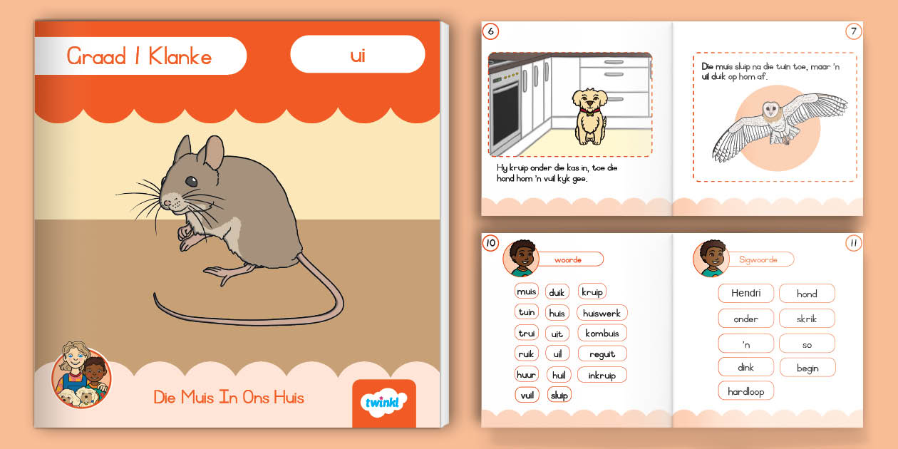 Graad 1 Klanke eBoek ui (teacher made) - Twinkl