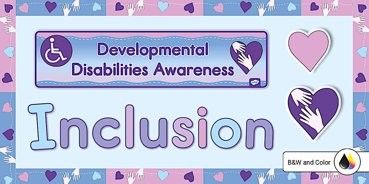 Developmental Disabilities Awareness Month Bulletin Board Pack