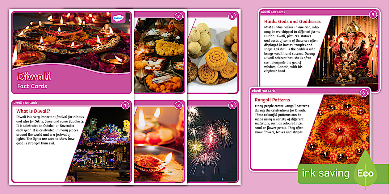 EYFS Diwali Fact Cards | Twinkl (l'enseignant a fait)