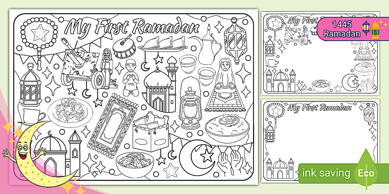 My First Ramadan Doodle Mat