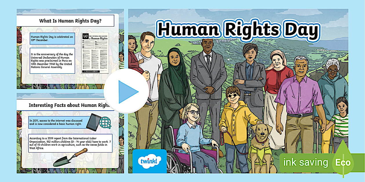 Human Rights Day PowerPoint (Teacher-Made) - Twinkl