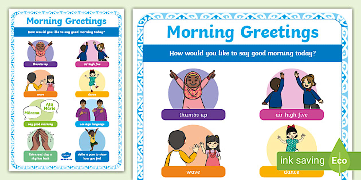 Editable Socially Distanced Greetings for Bubbles Display Poster