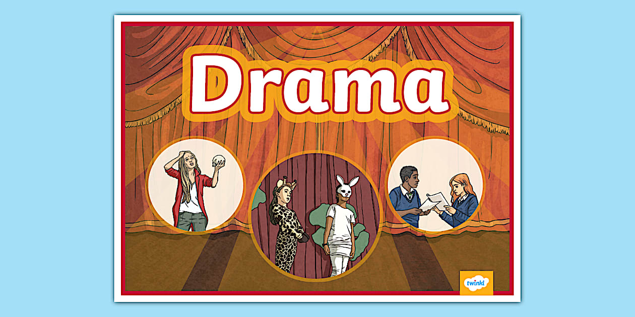 Drama Display Poster - KS2 (Teacher-Made) - Twinkl