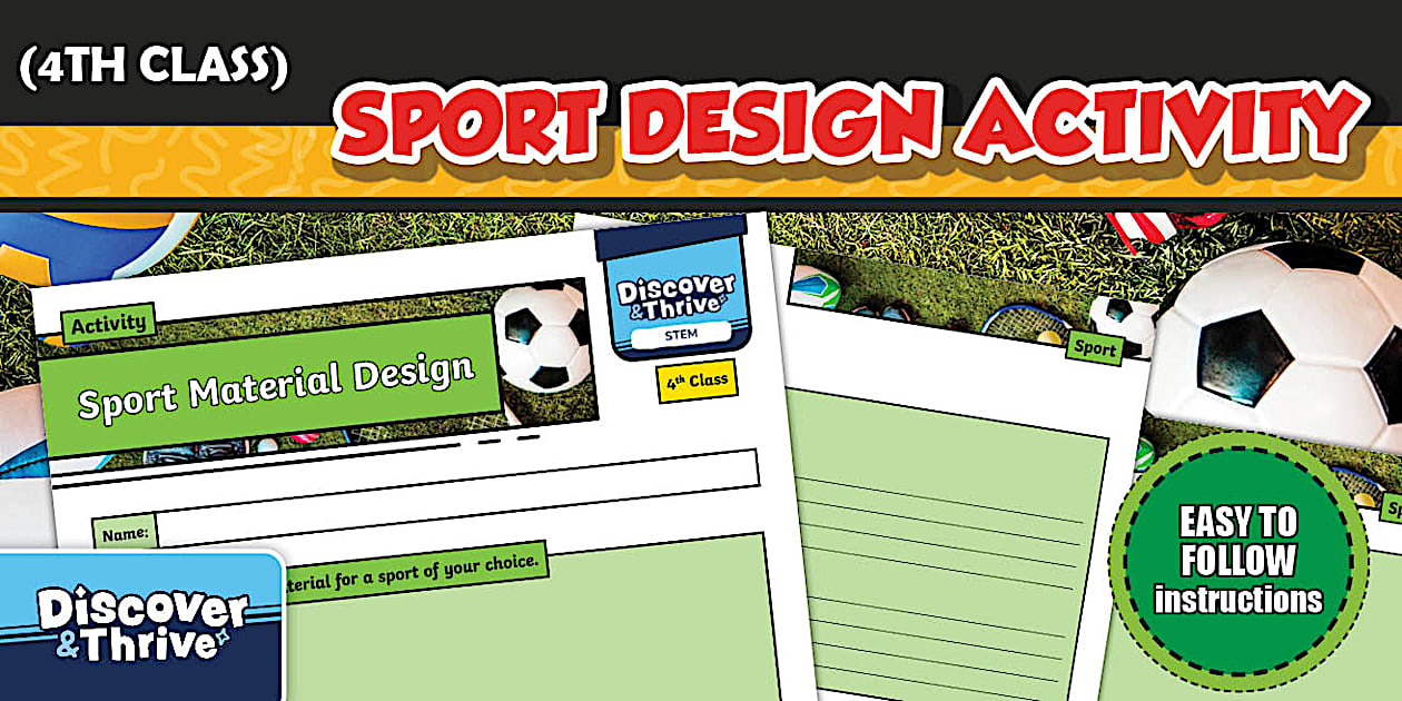 STEM Sport Design Activity for 4th Class
