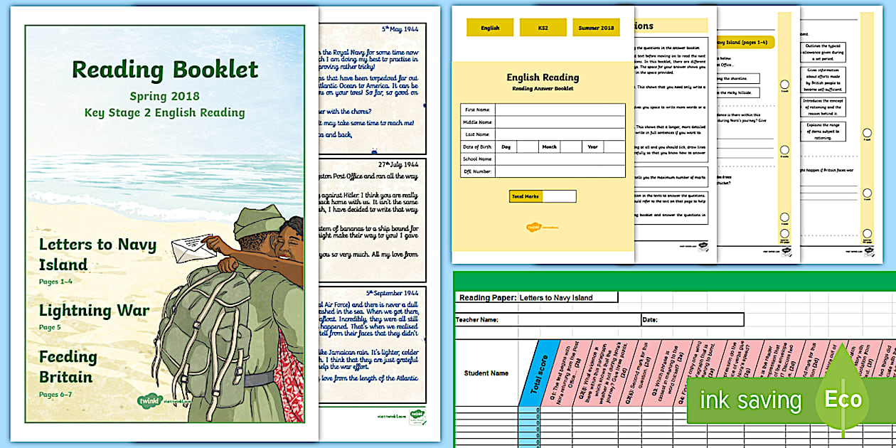Year 6 2018 Summer Term Reading Assessment Pack - - Twinkl
