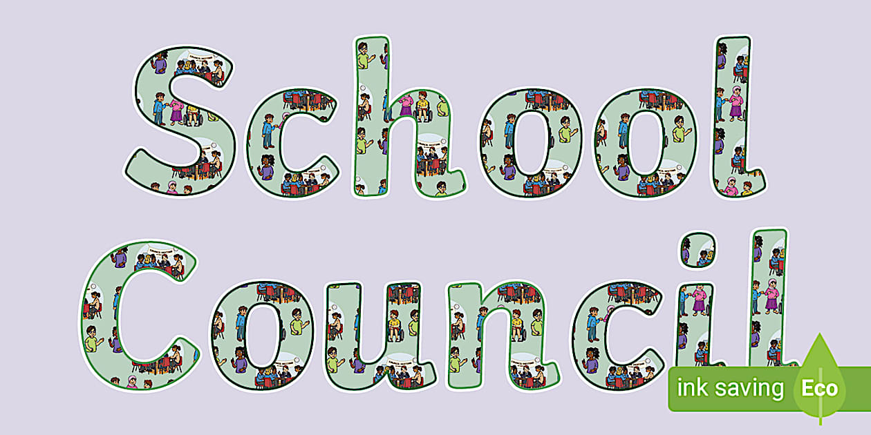 School Council Display Lettering - Twinkl - KS1 - Twinkl