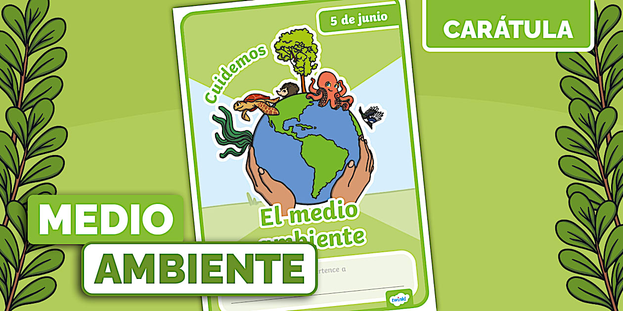 Portada del medioambiente para niños | Twinkl